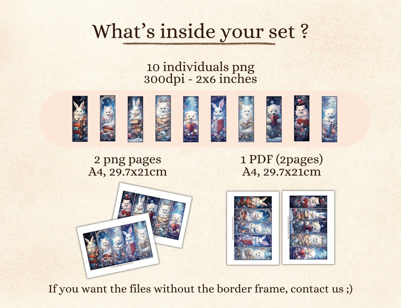 Winter Reading Printable Bookmarks for Book Lovers, Christmas Whimsical ...