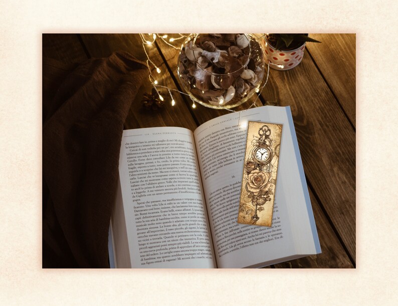 Steampunk Vibes Printable Bookmarks for Book Lovers, Grunge Steampunk ...