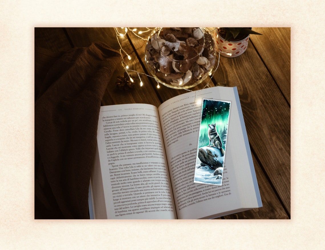 Arctic Wolves Printable Bookmarks for Book Lovers, Winter Animal for ...