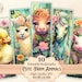 Cute Farm Animals Printable Bookmarks for Book Lovers, Happy Animals ...