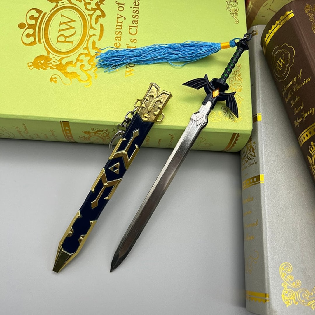 20cm Metal Replica Miniature Weapon Master Sword Link LOZ - Etsy