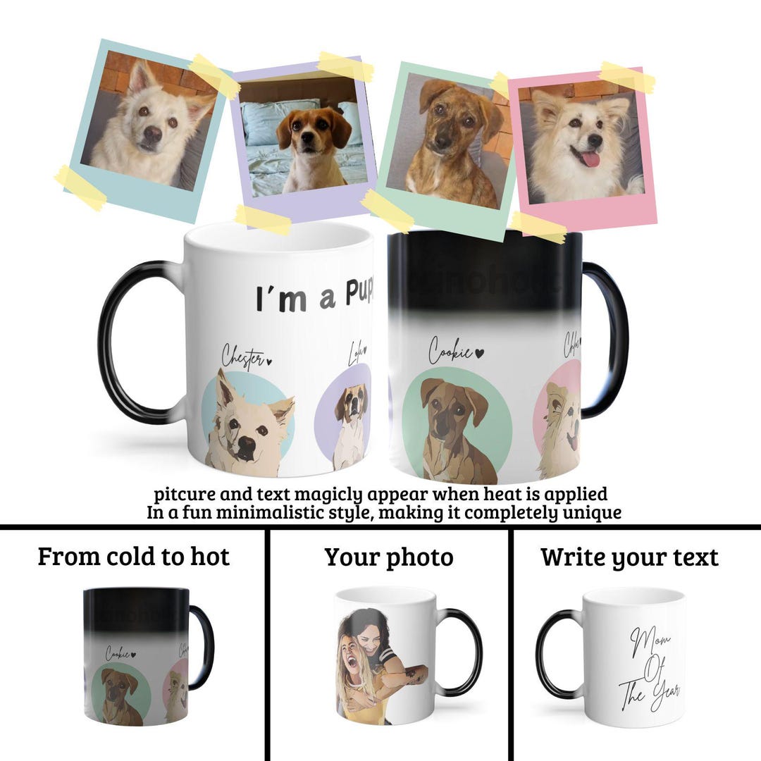 Color Change Coffee Mug Custom Personalized Gift, Unique Christmas Gift ...