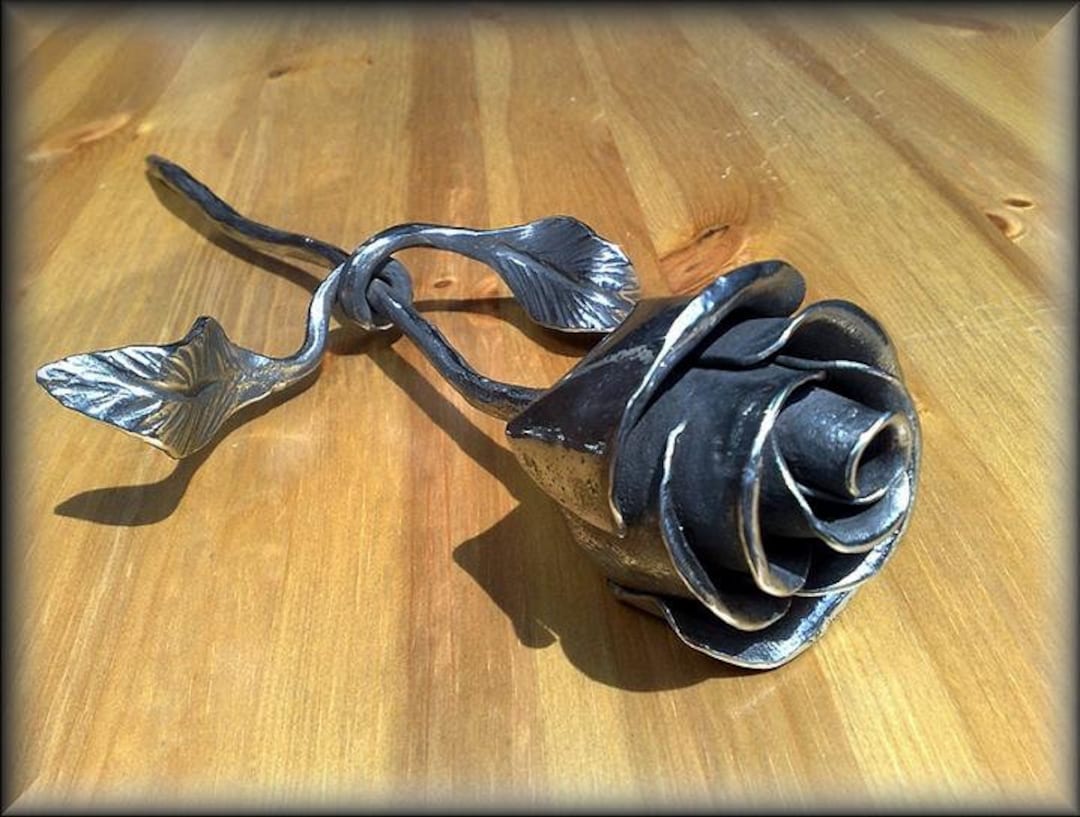 Forged Rose - Etsy