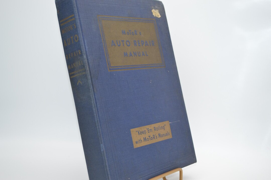 Motor's Auto Repair Manual 11th Edition Hardcover 1948 - Etsy