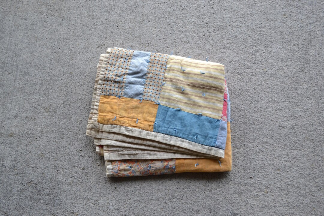 Vintage Depression Era Patchwork Quilt 50 X 30 - Etsy