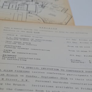 Successful Women Inc 80s Pamphlet Shoreham Hotel DC - Etsy