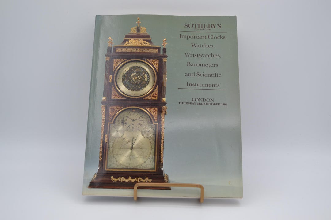 SOTHEBY'S Important Clocks, Watches, Wristwatches October 3rd 1991 - Etsy