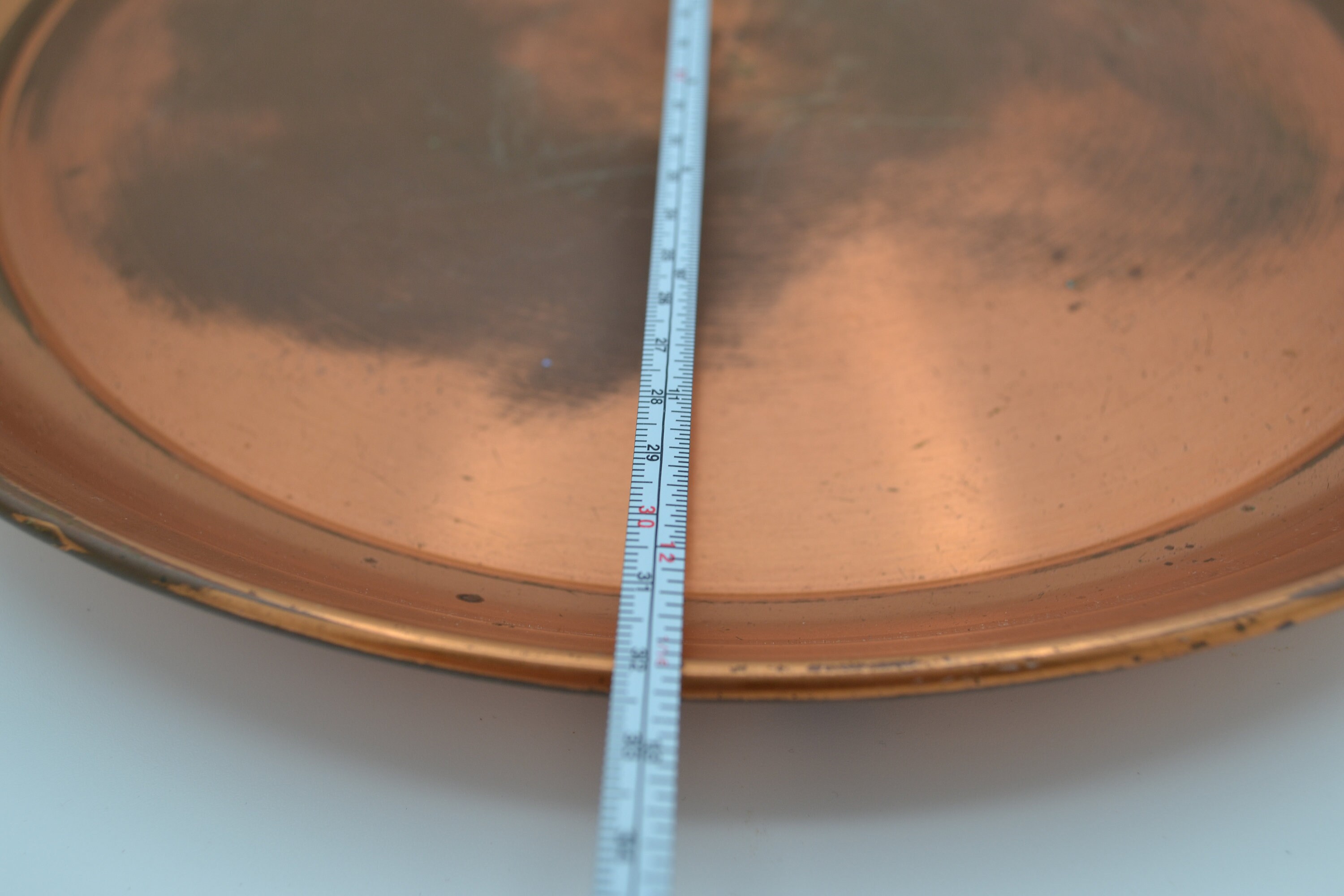 Vintage Solid Copper Tray 12 WB See Pictures - Etsy
