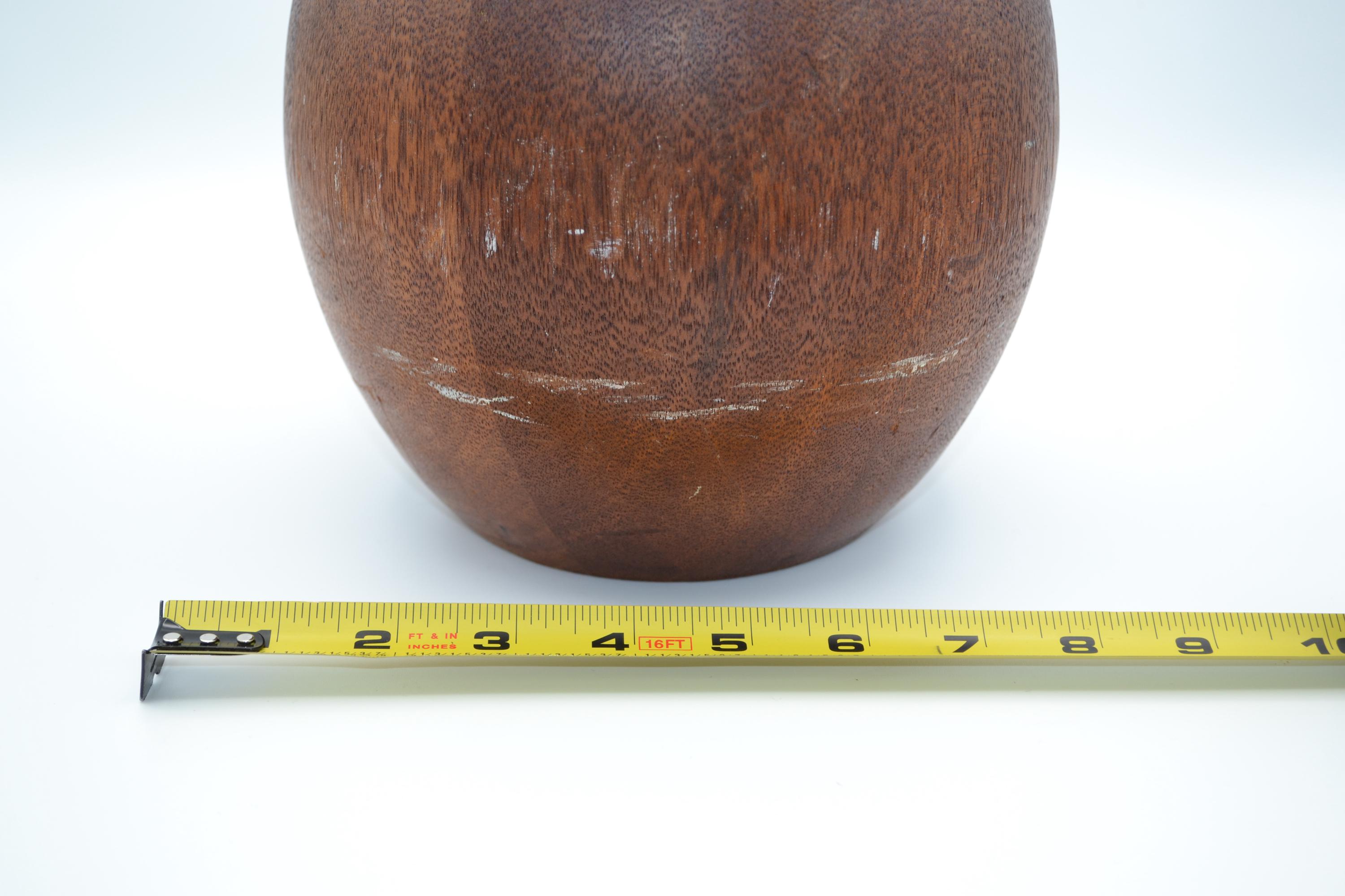 Large Wooden Gourd Water Jug MCM - Etsy