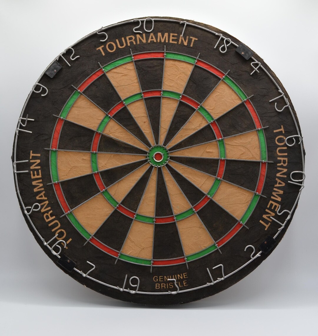 Vintage Tournament Dart Board Genuine Bristle - Etsy