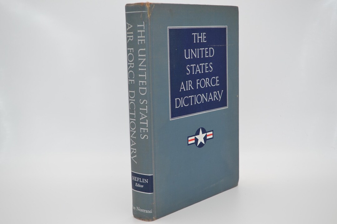 Vintage United States Air Force Dictionary, Hardbound - Etsy
