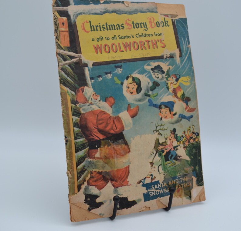 Woolworth's Christmas Story Book NN Toy Santa Claus WESTERN COMICS - Etsy