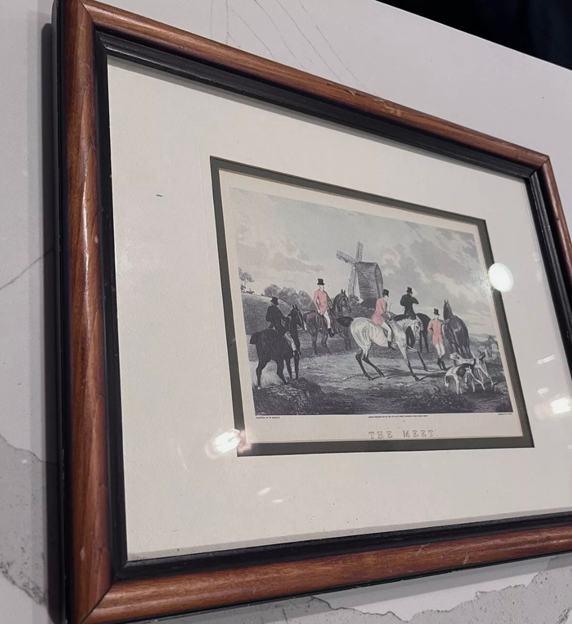 THE MEET Litho by W Shayer Engraved by C.R. Stock From 1987 - Etsy