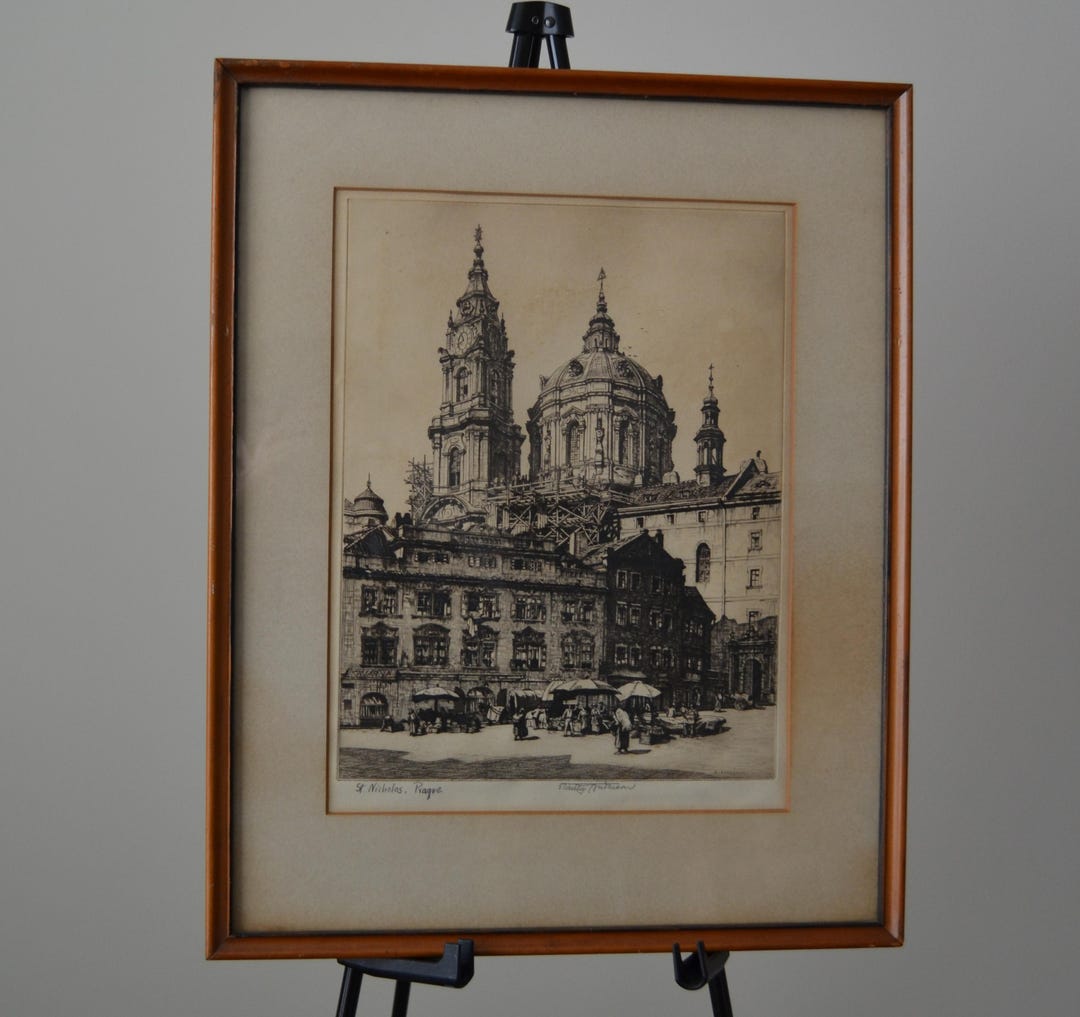 Stanley Anderson Engraving Signed Cathedral - Etsy
