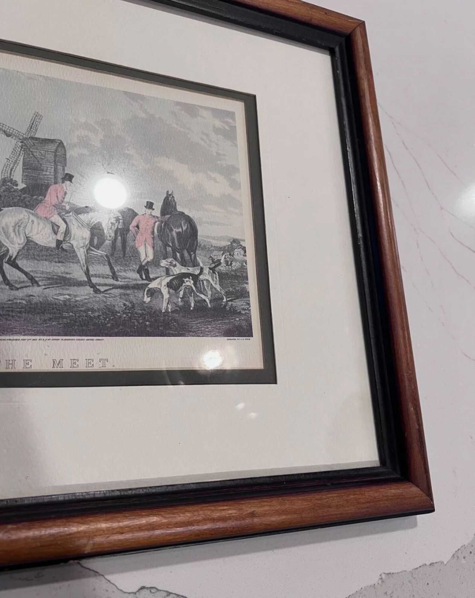 THE MEET Litho by W Shayer Engraved by C.R. Stock From 1987 - Etsy