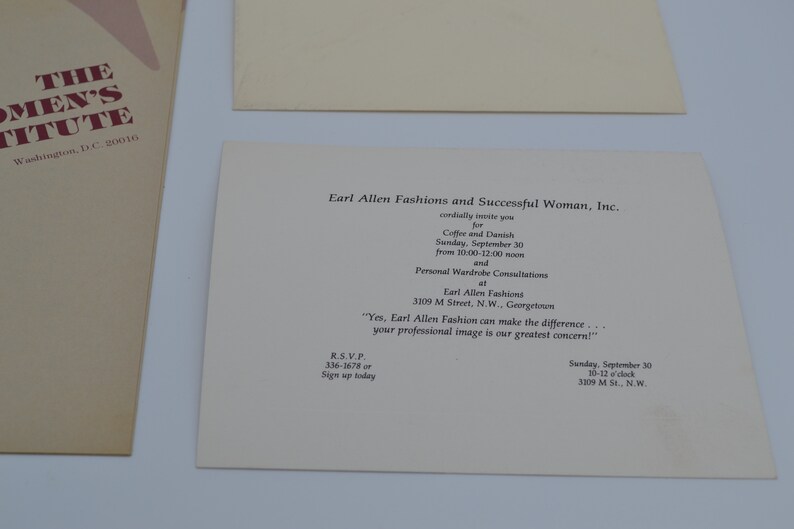 Successful Women Inc 80s Pamphlet Shoreham Hotel DC - Etsy