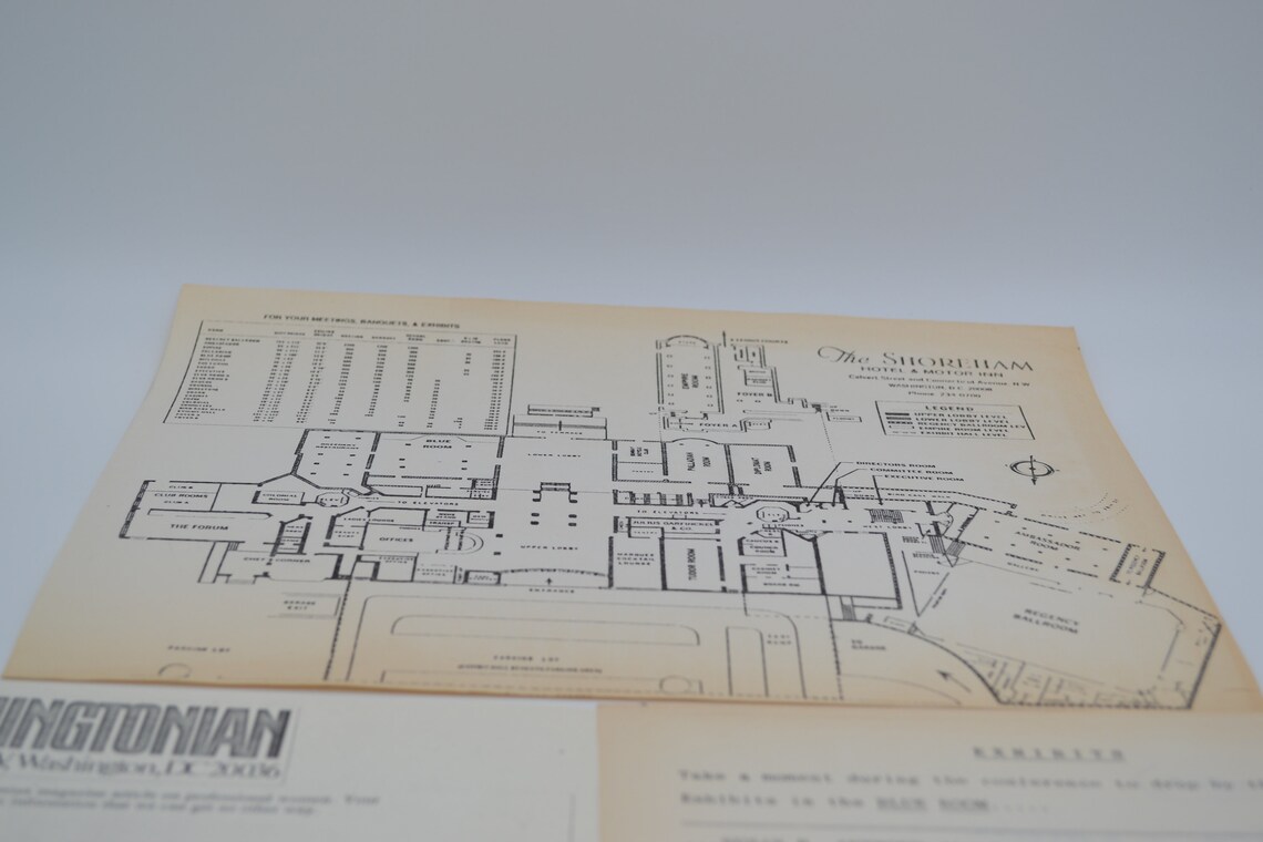 Successful Women Inc 80s Pamphlet Shoreham Hotel DC - Etsy