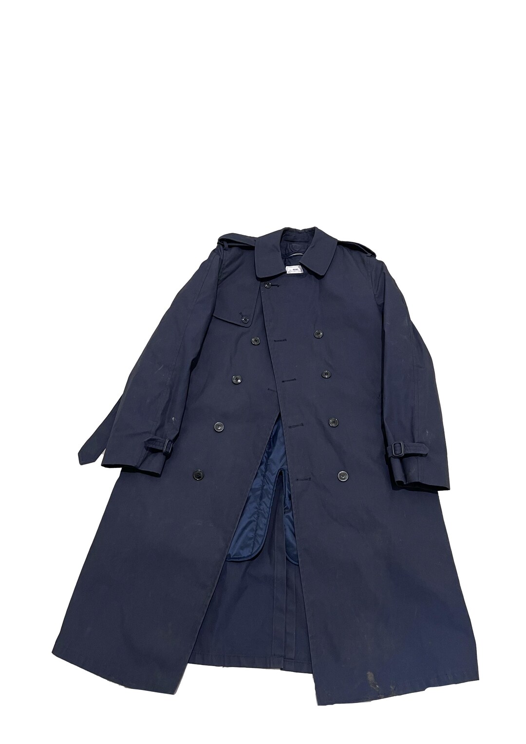 Us Army Navy Trench Coat Size 40 XL 8405-01-175-2291 - Etsy