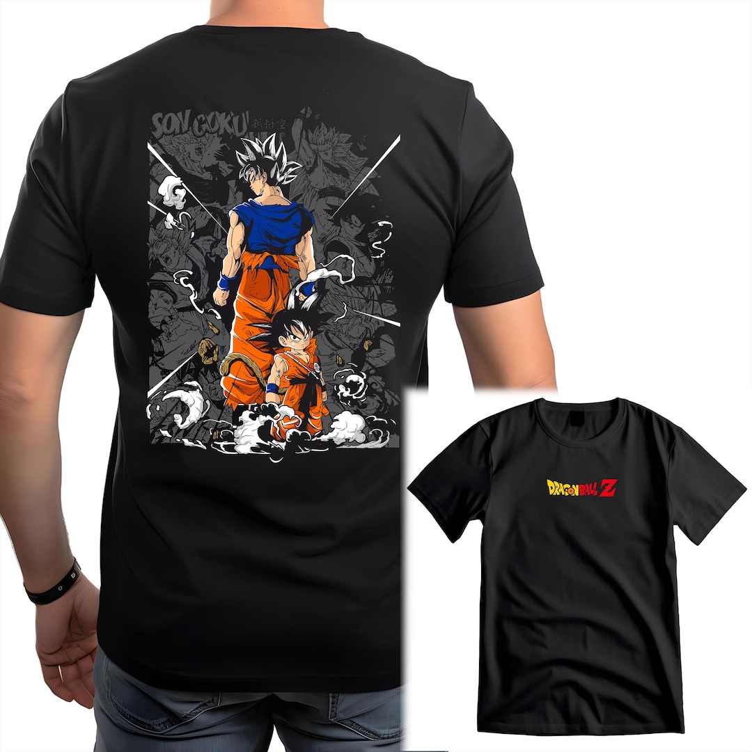 Goku Pack 5 Halftone Design for DTF - Etsy