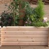 Wishing Well Planter 6ft 7 With Fabric Soil Retainer Outdoor Garden ...