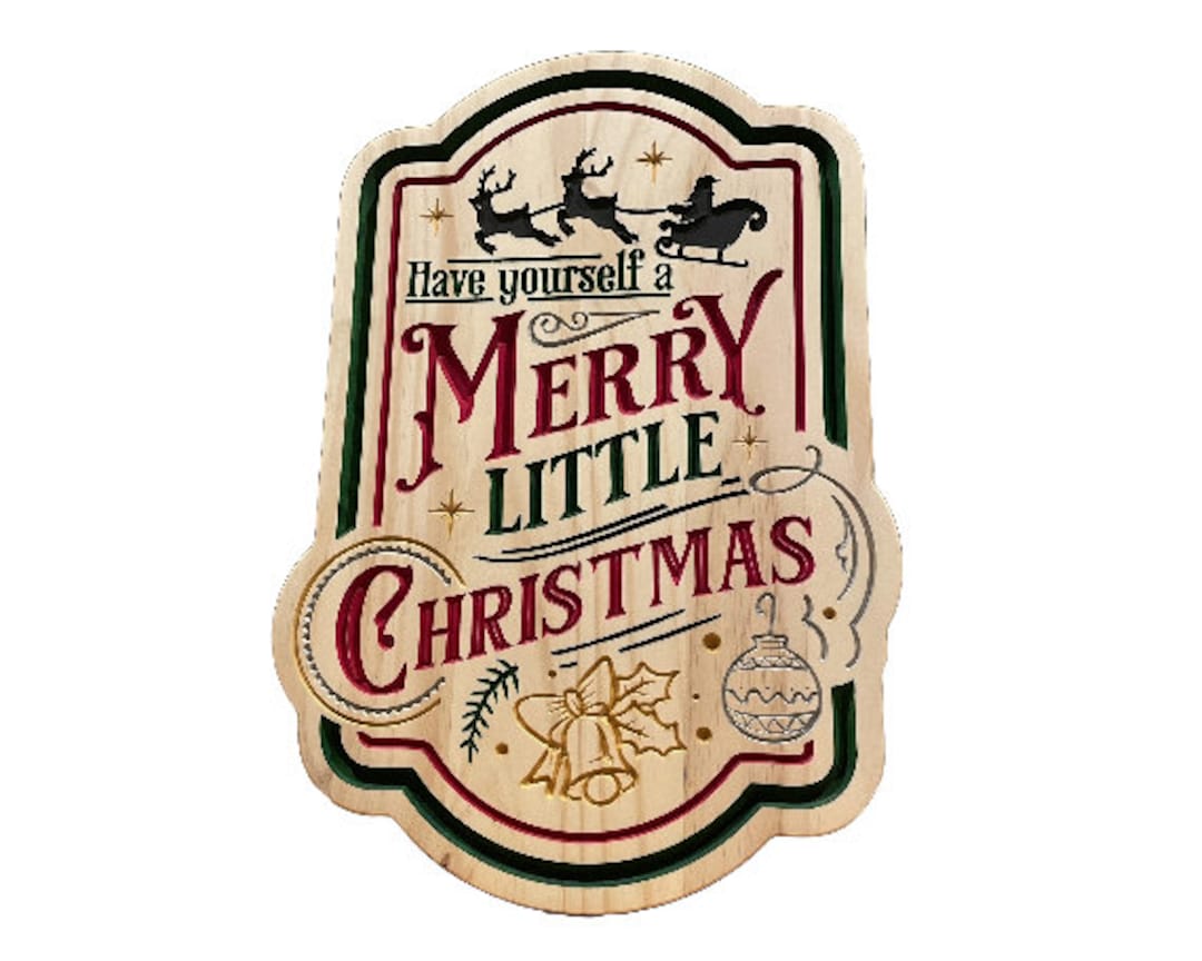 Merry Christmas Sign - Etsy