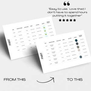 Interior Design Schedule Template, Fully Editable With Canva, Fixtures ...