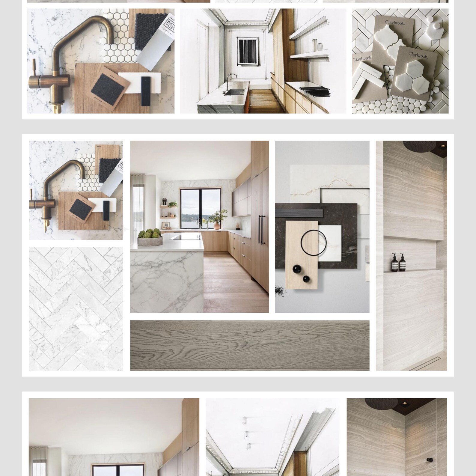 Interior Design Moodboard Template, Canva Editable Moodboard, Furniture ...
