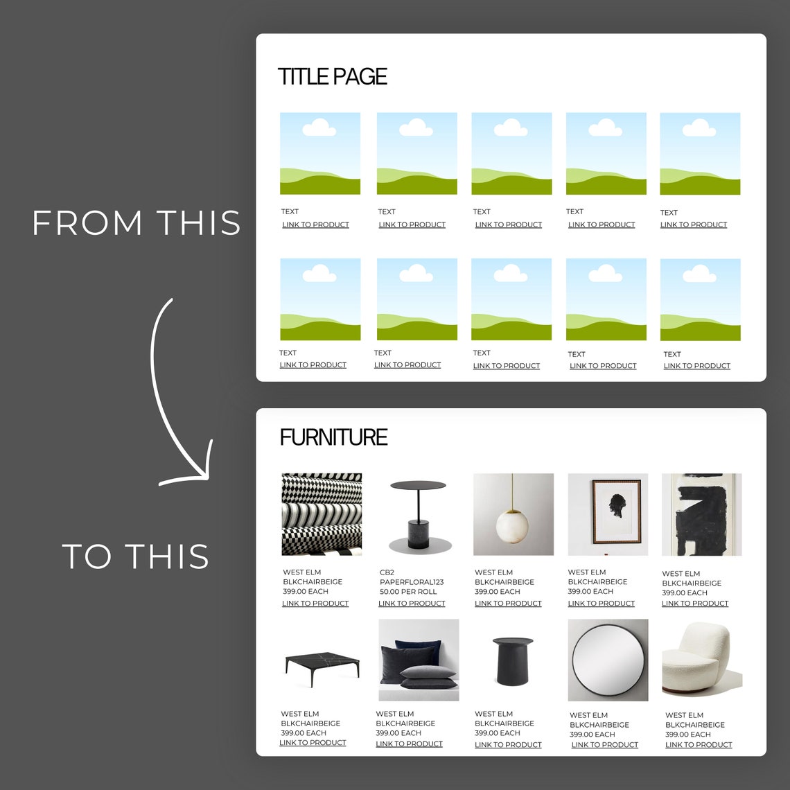 Interior Design Schedule Template, FF&E Canva Template, Edit in Canva ...