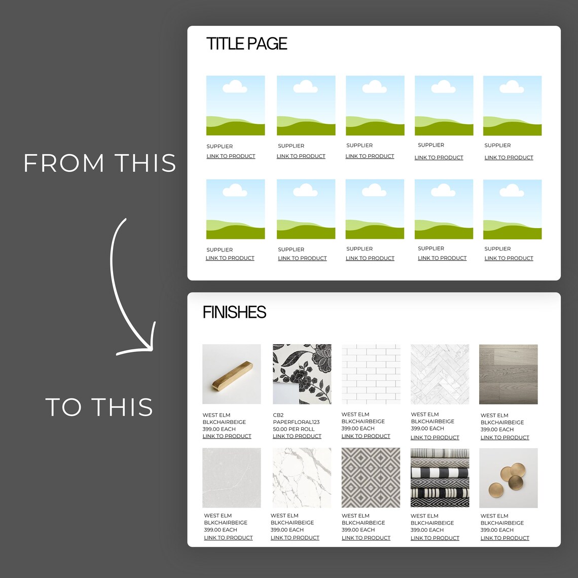 Interior Design Schedule Template, FF&E Canva Template, Edit in Canva ...