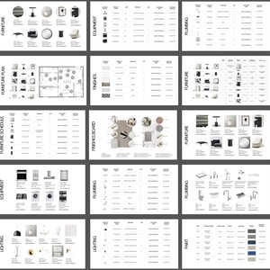 Interior Design Schedule Template, Fully Editable With Canva, Fixtures ...