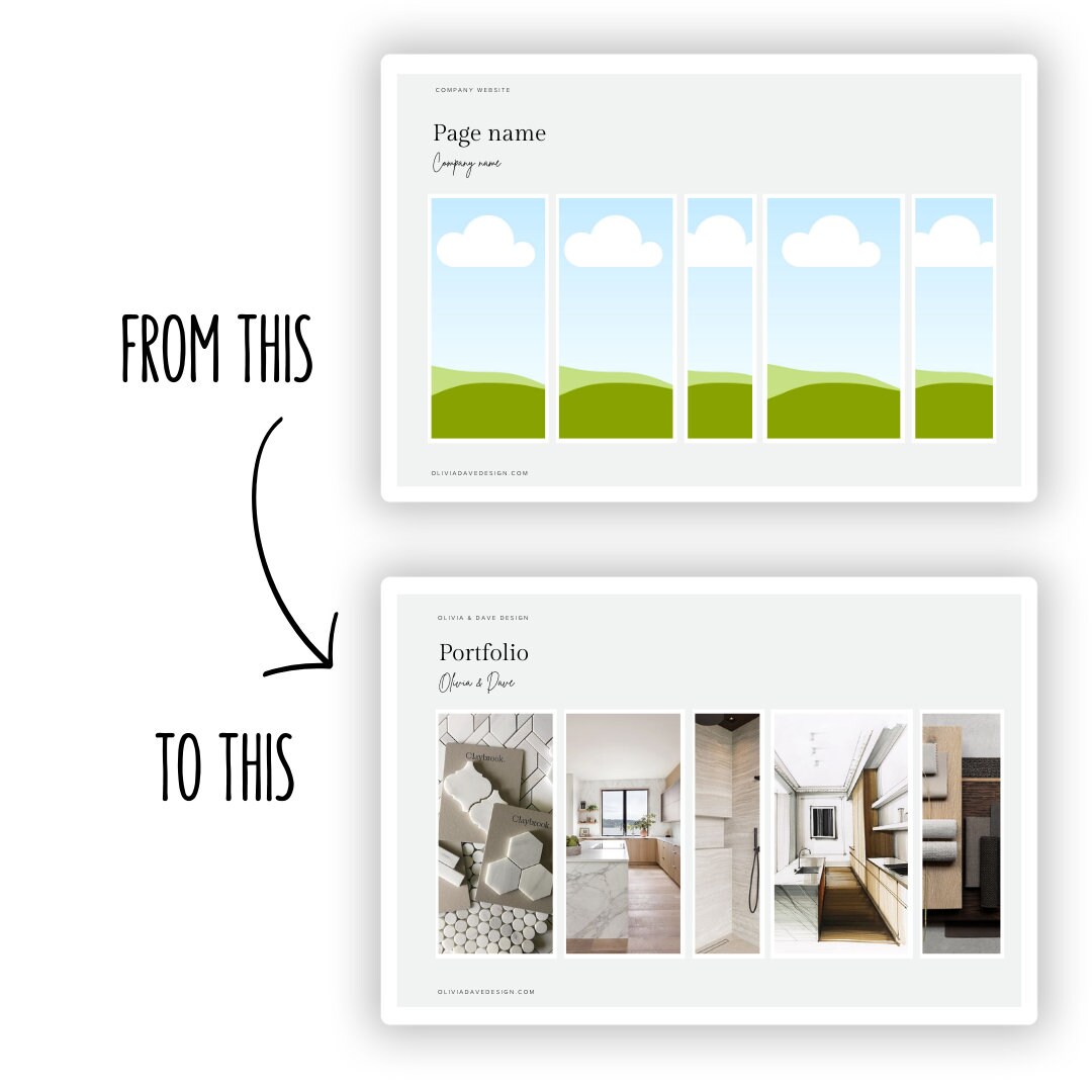 Interior Designer Editable Canva Presentation Template - Etsy