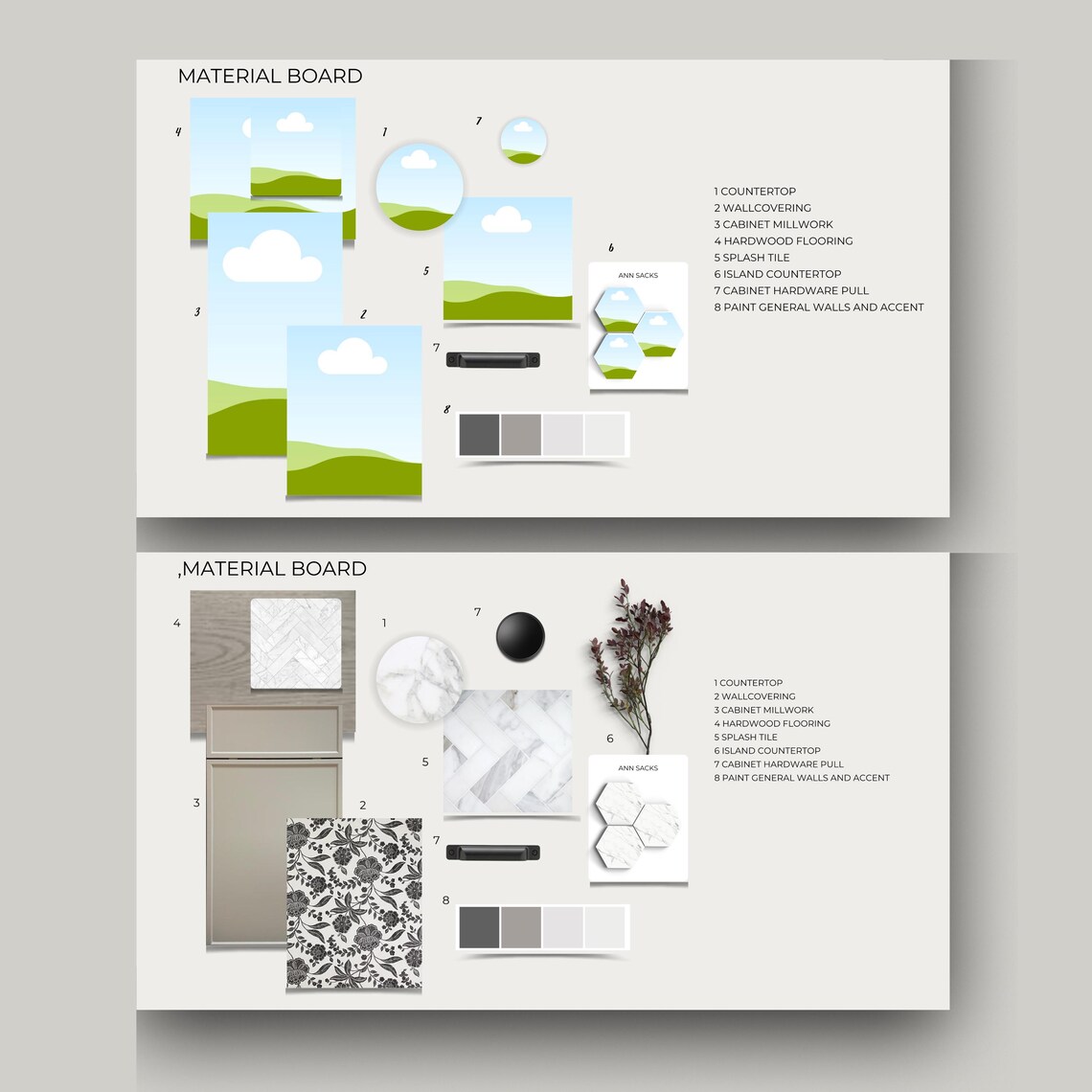 Interior Design FF&E Schedule Template: Canva Mood Board, Spec Sheet (digital Download) - Etsy