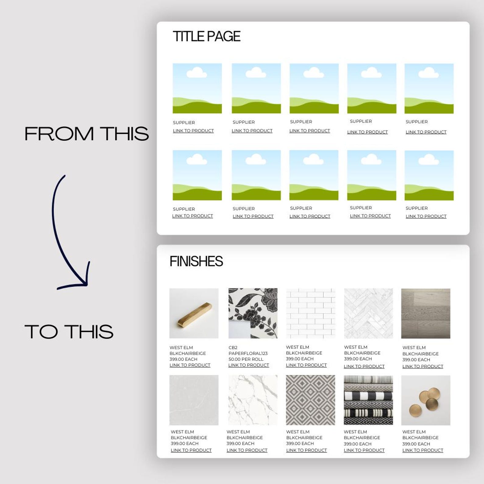 Interior Design Schedule Template, FF&E Canva Template, Edit in Canva ...