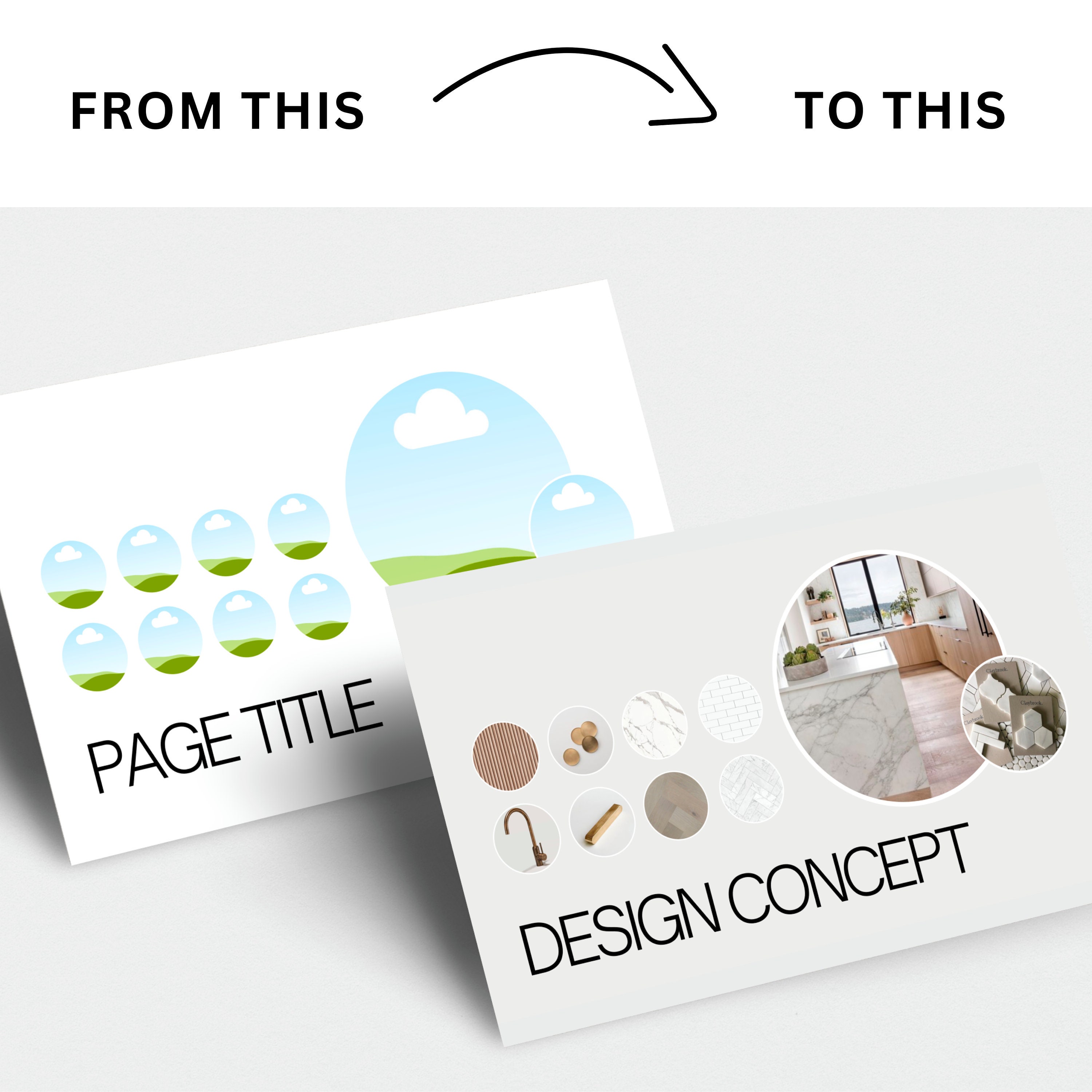 Interior Designer Editable Canva Presentation Template, Moodboard ...