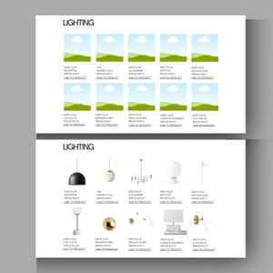 Interior Design FFE Schedule Template, Canva Fully Editable, Furniture ...