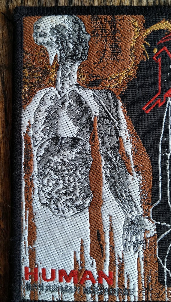 DEATH 1991 Human Patch Blue Grape Merchandising Vinta… - Gem