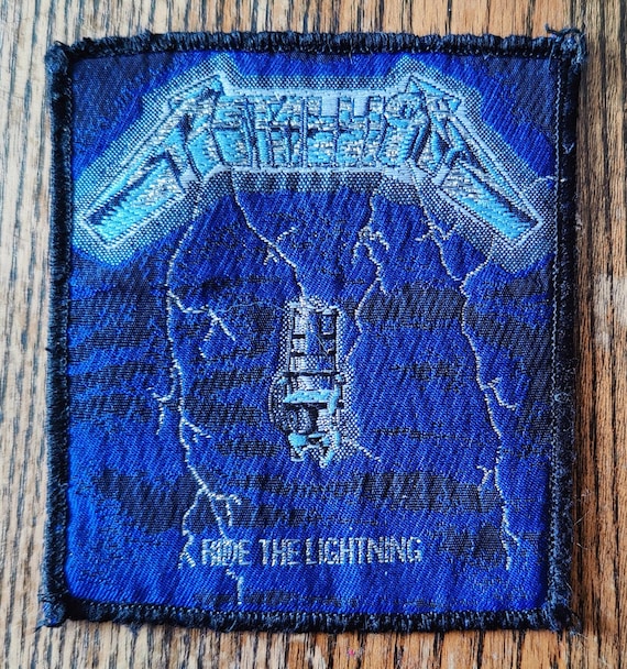 METALLICA 80s' Ride The Lightning Official Patch VINT… - Gem