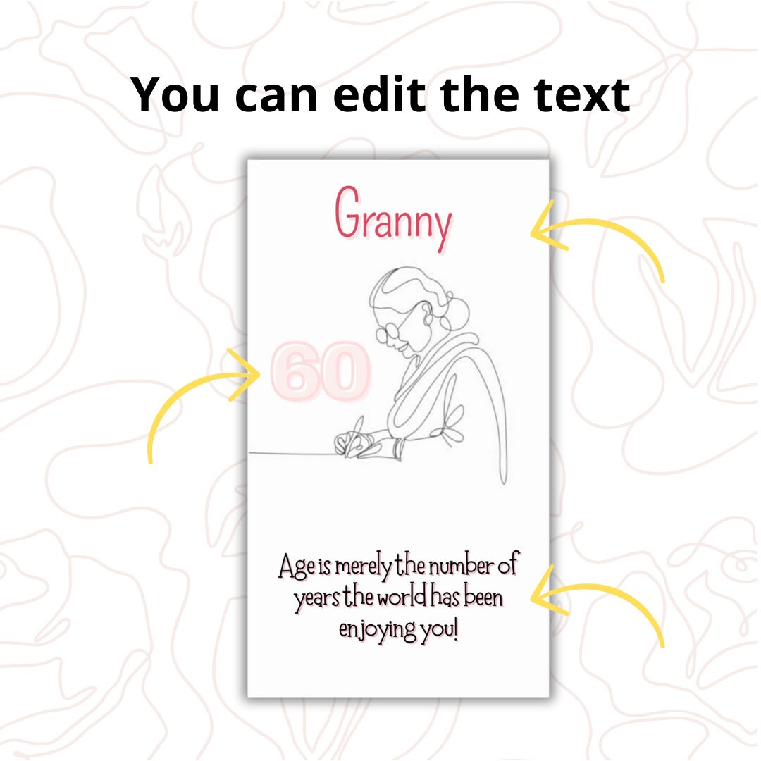 HBD Grandma Birthday Card Hbd Mother Day Card Mothers Day Presents ...