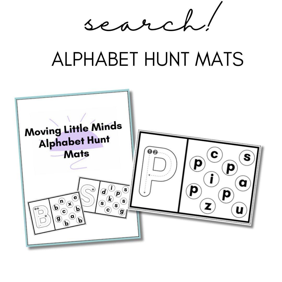 Alphabet Hunt Mats - Etsy
