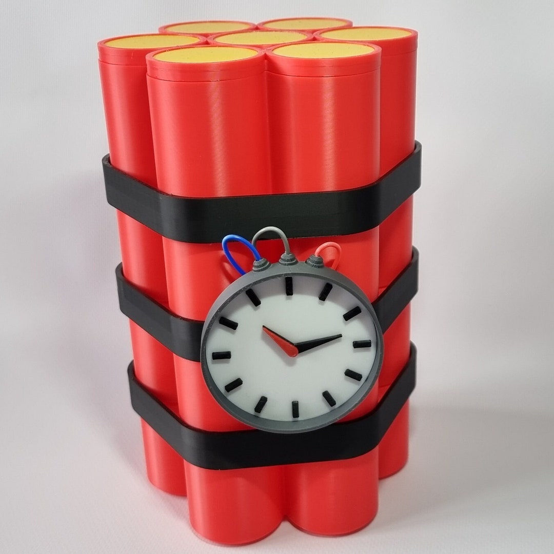 Cartoon Style Dynamite Storage! - Etsy UK