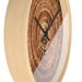 Clock Wood Grain Wall Clock 10 Inch Round Battery Silent Operation ...