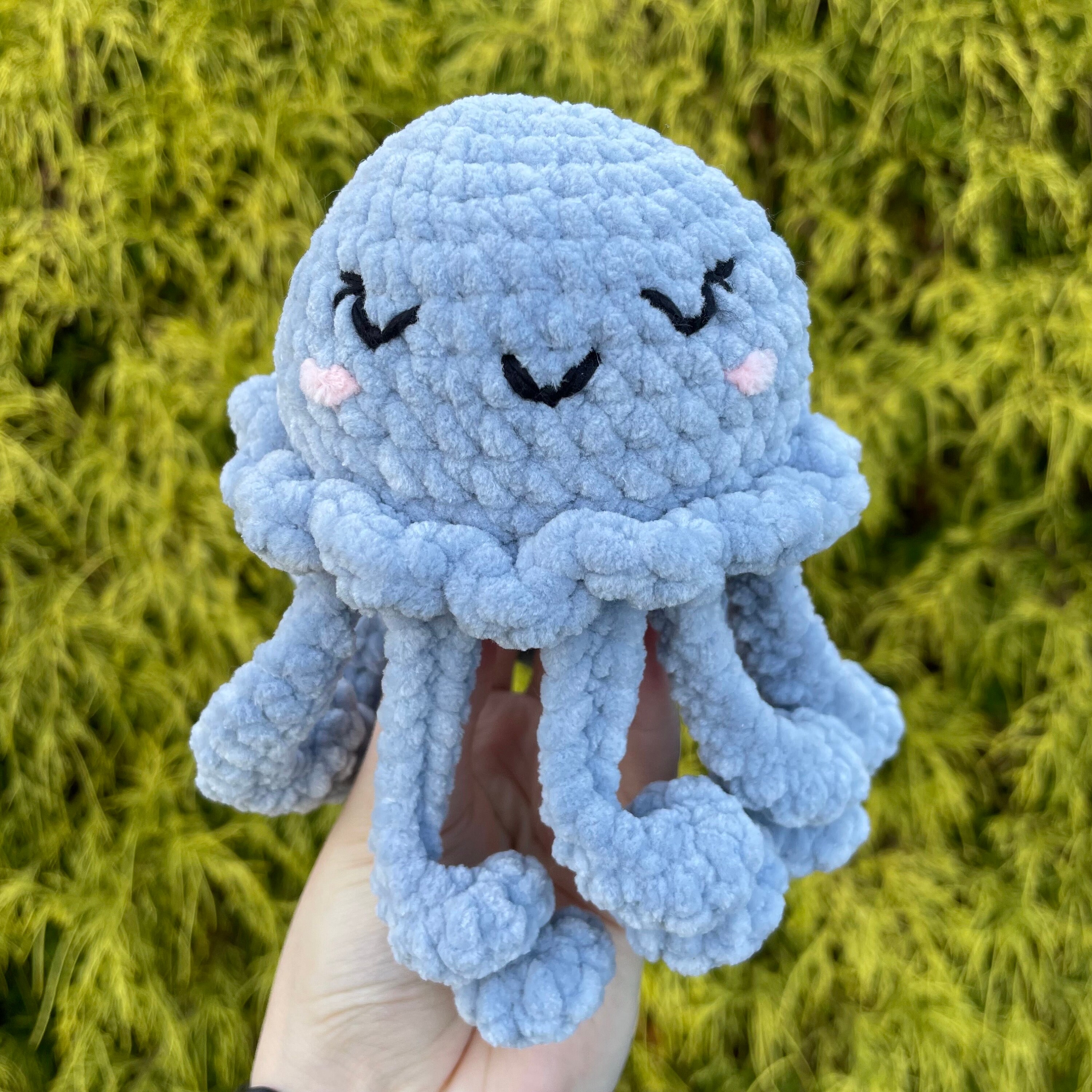 Crochet Jellyfish Ocean Themed Plushie Toy Amigurumi - Etsy