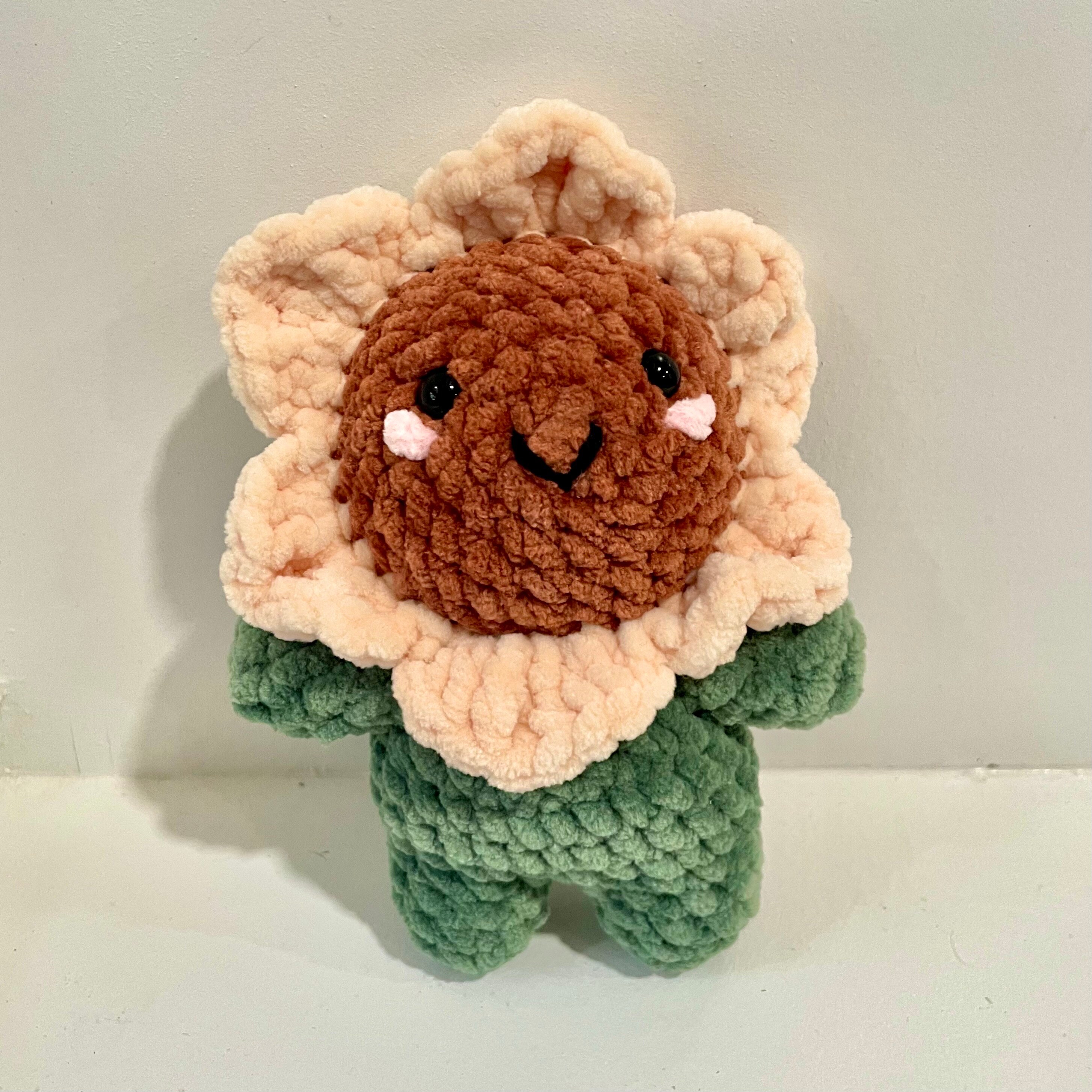 Crochet Baby Flower Child Plushie Toy - Etsy
