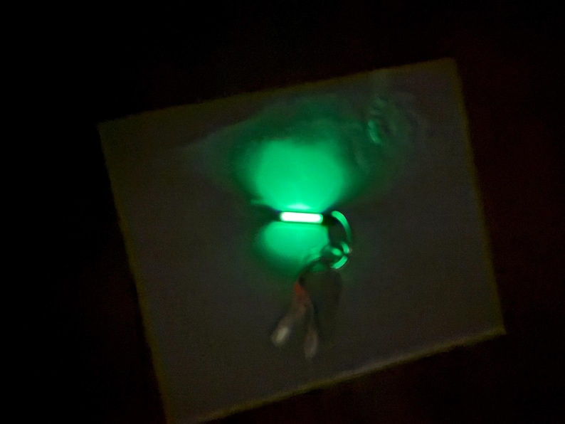 Emergency Glass Tube Luminous Key Chain - Etsy
