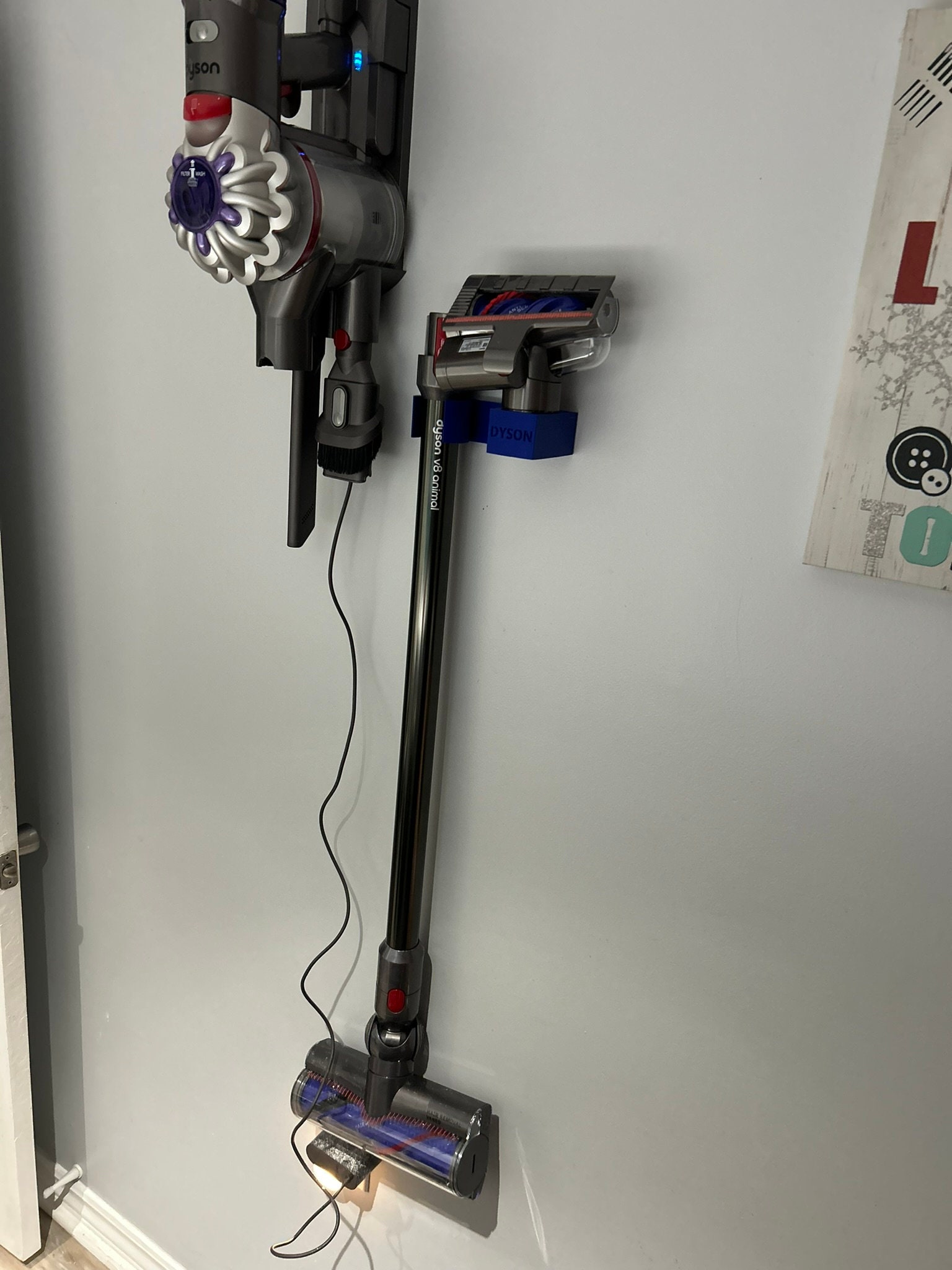 Dyson Vacuum Attachment Organizer Wand Saver and Hair Screw Attachment ...