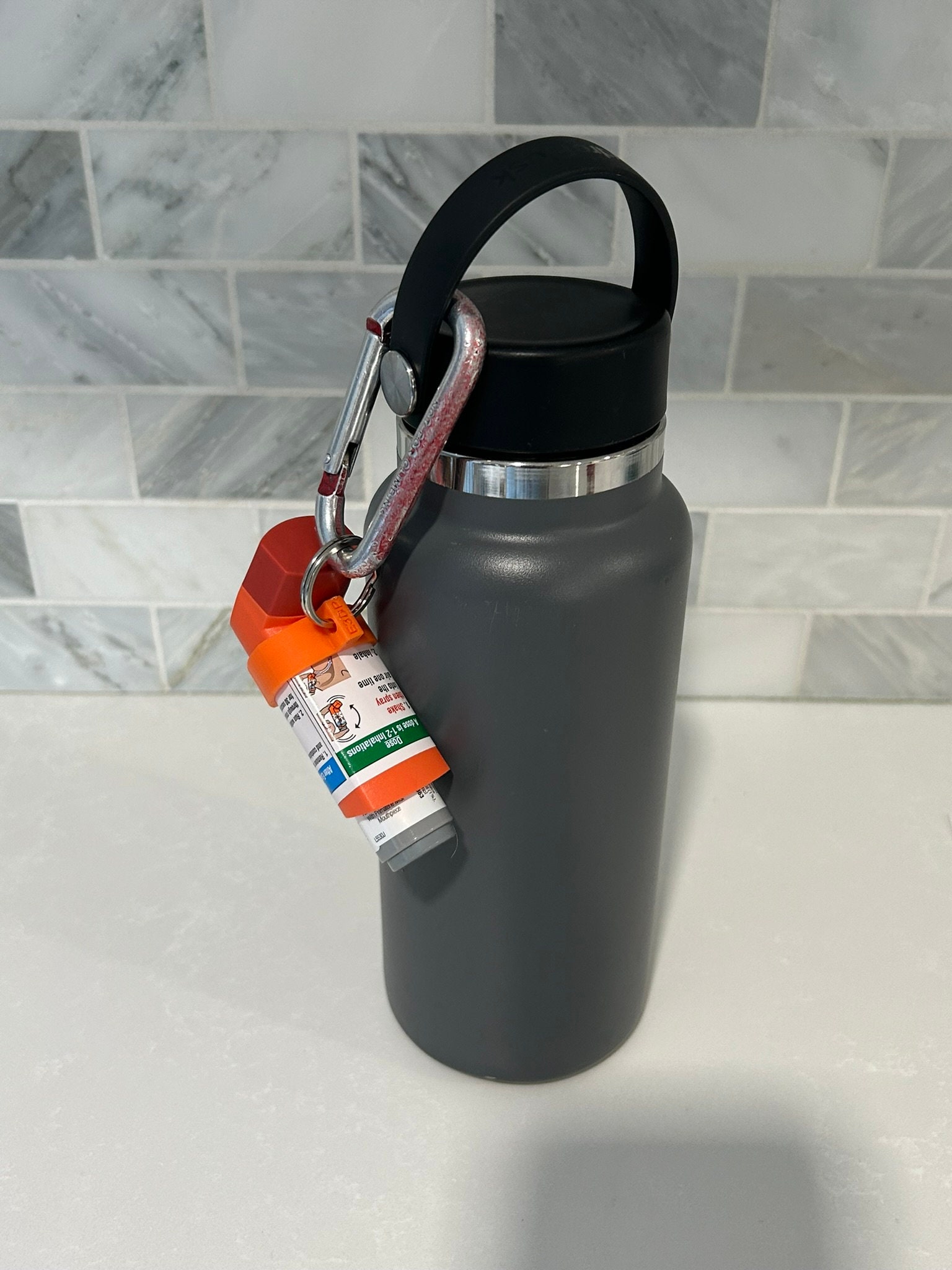 Asthma Inhaler Holder Clip, Portable COPD Puffer Case, Breath Easy ...