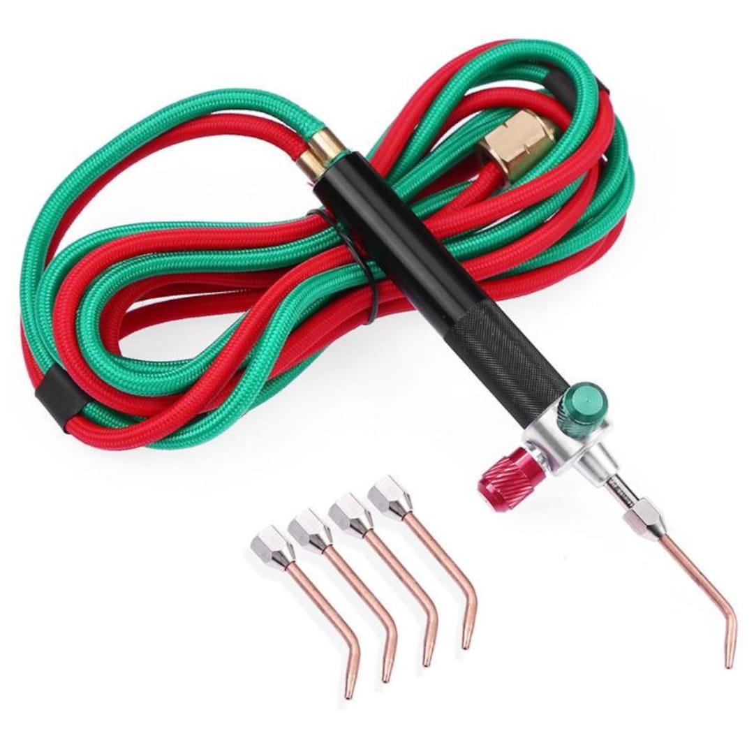 Oxygen/ Acetylene or Propane Jewelers' Mini Torch W/five Tips: Fits ...