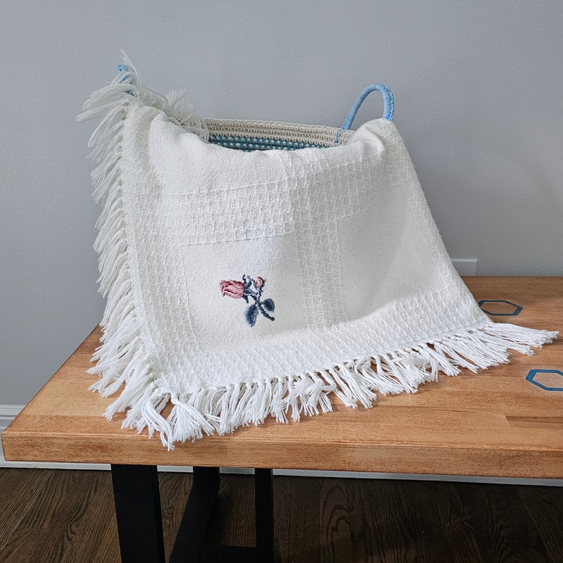 Cross Stitch Blanket - Etsy