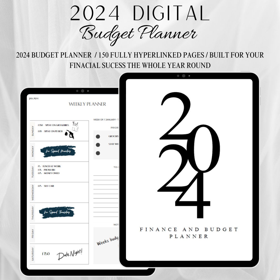 Digital Budget Planner | Finance Planner | Finance Tracker | Monthly ...