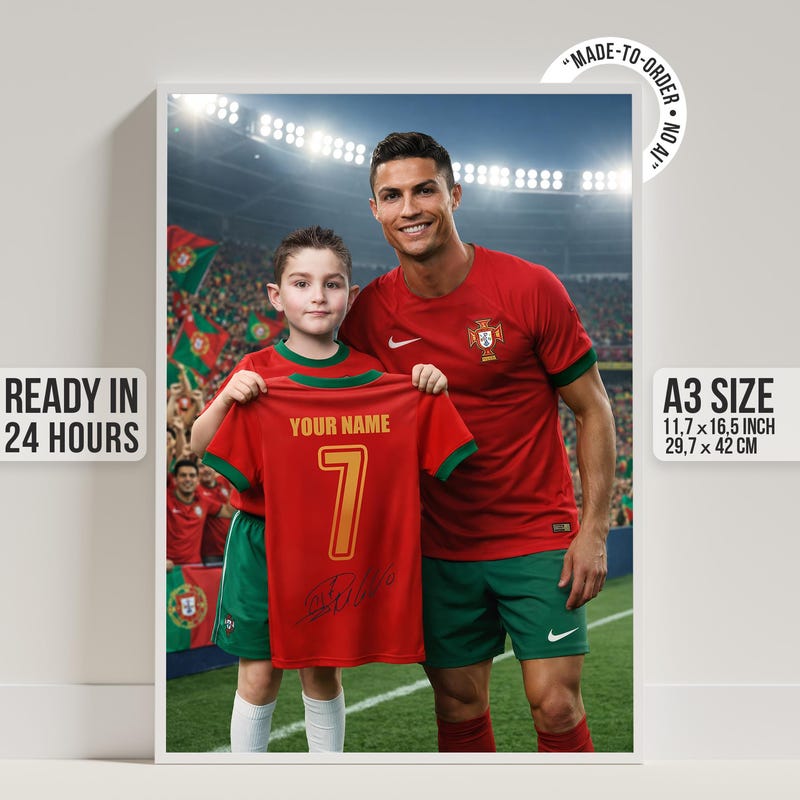 Ronaldo Poster - Etsy